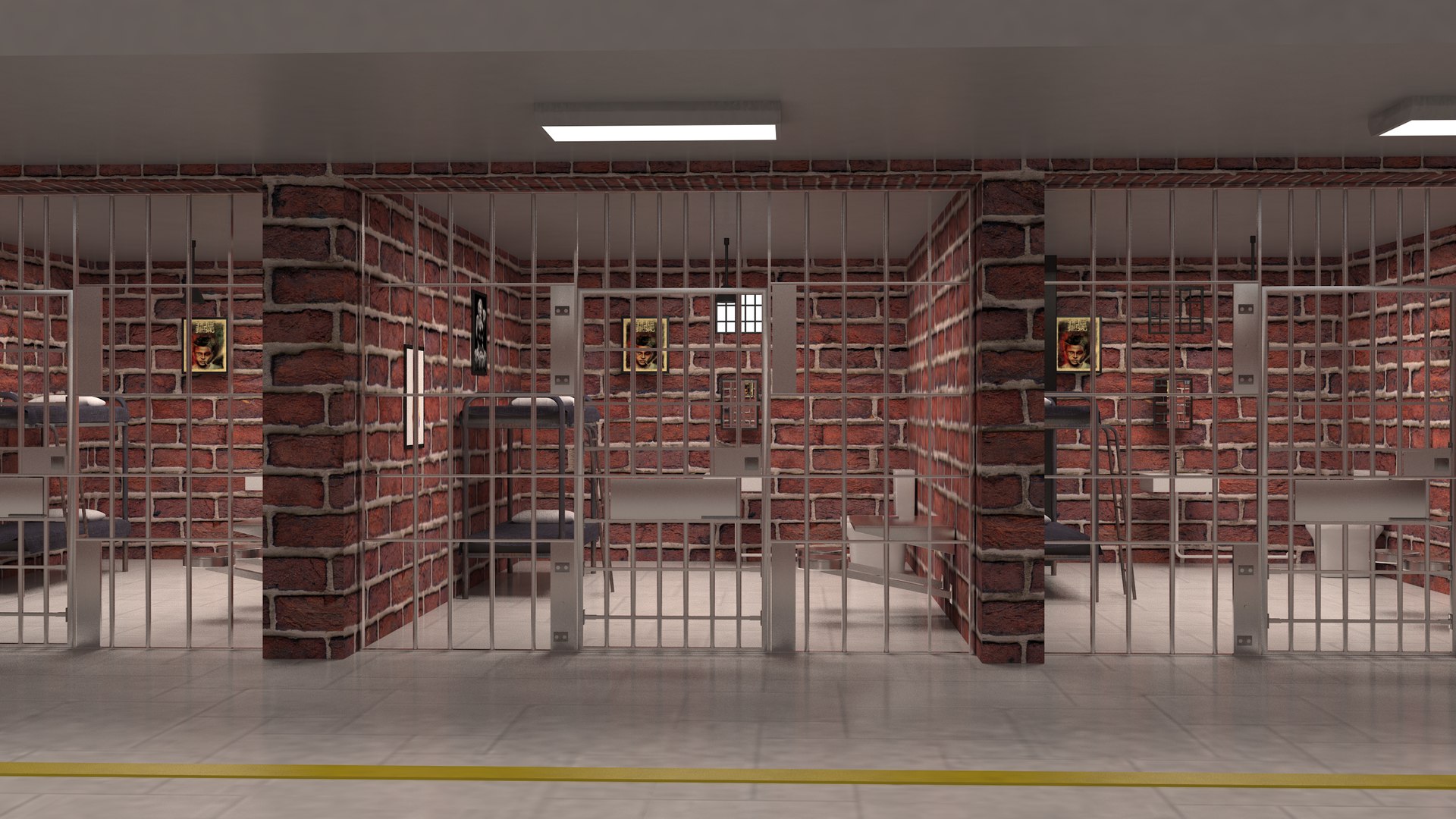 Prison 3D Model - TurboSquid 2147631