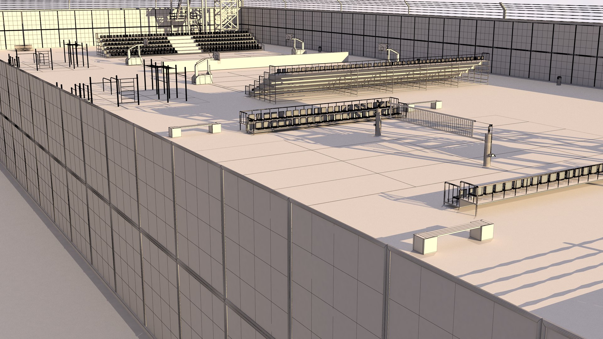 Prison 3D Model - TurboSquid 2147631