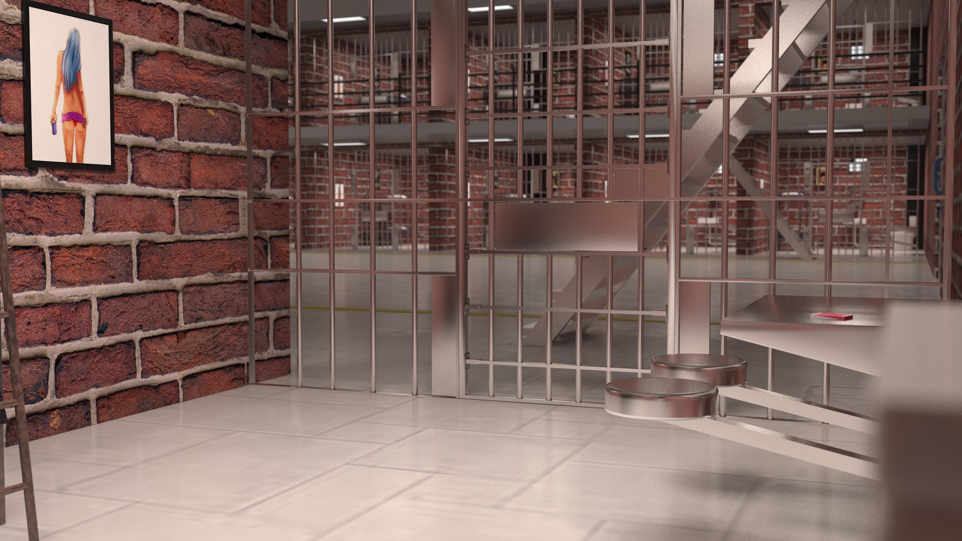 Prison 3D Model - TurboSquid 2147631