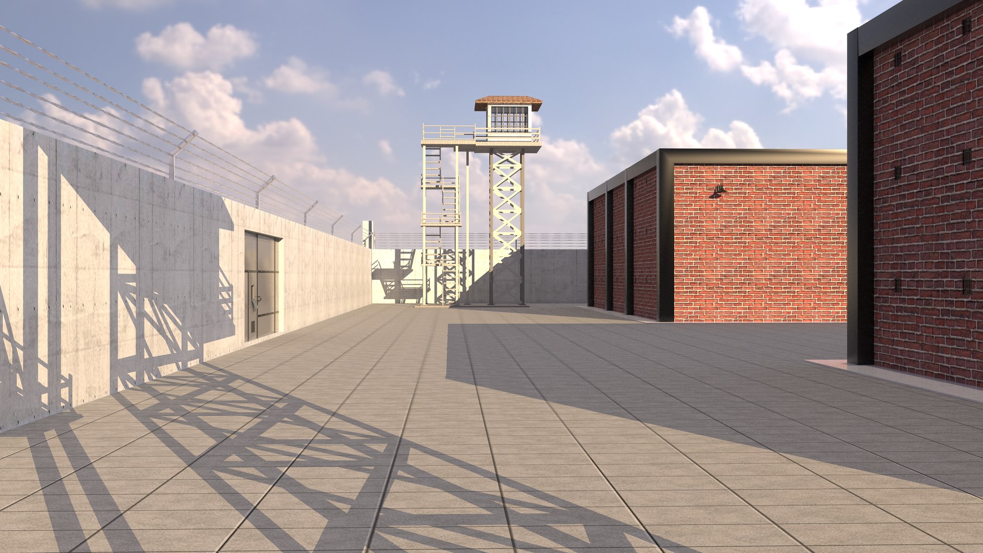 Prison 3D Model - TurboSquid 2147631