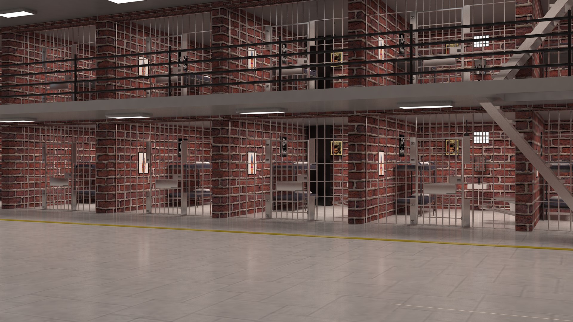 Prison 3D Model - TurboSquid 2147631