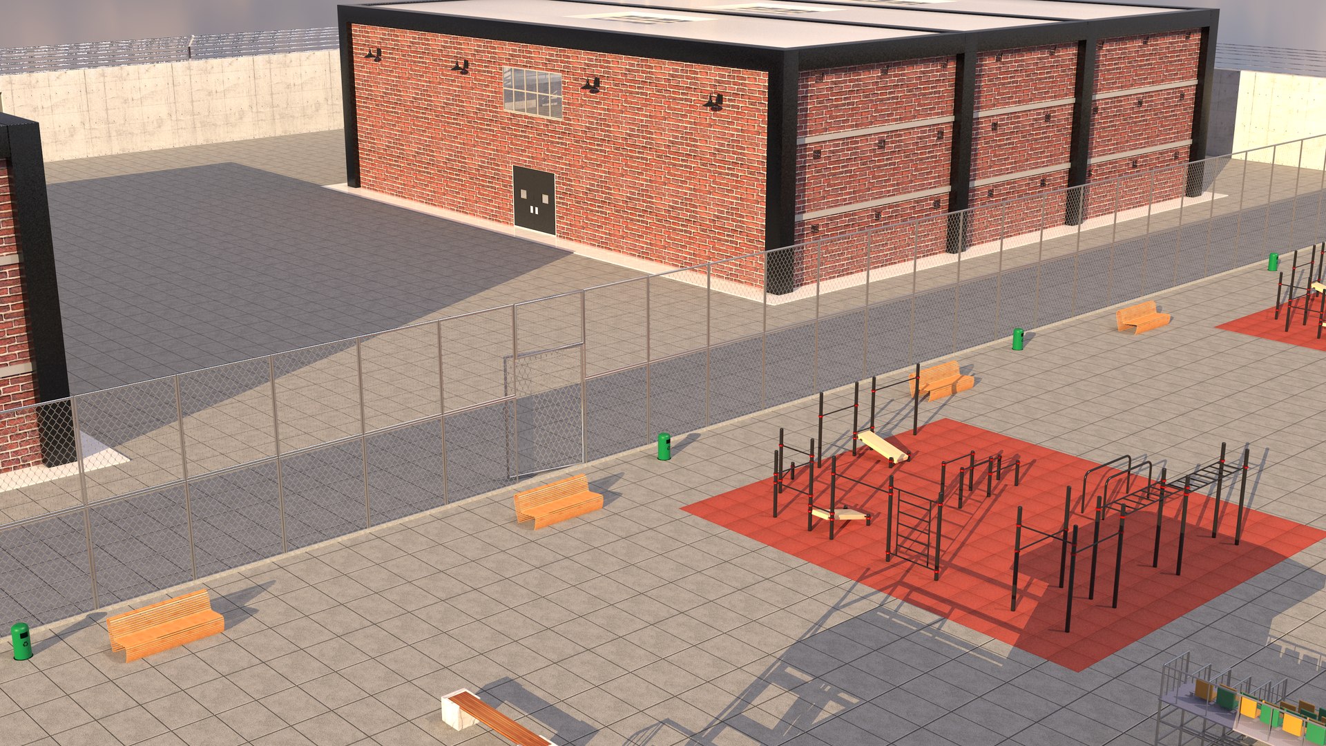 Prison 3D Model - TurboSquid 2147631