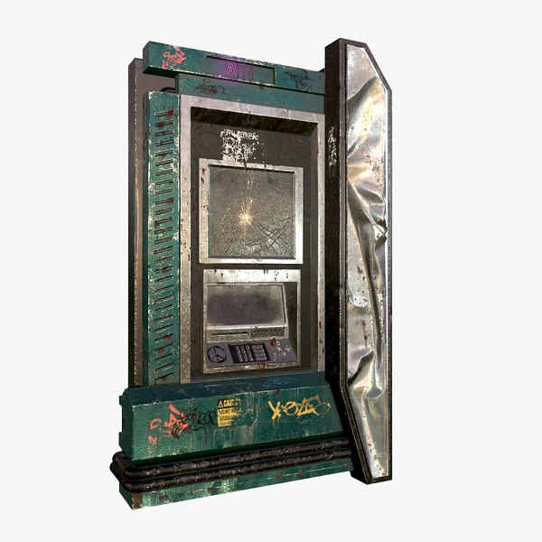 CyberPunk ATM PBR Game Ready Low-poly 3D 모델 3D 모델 - TurboSquid 1814869