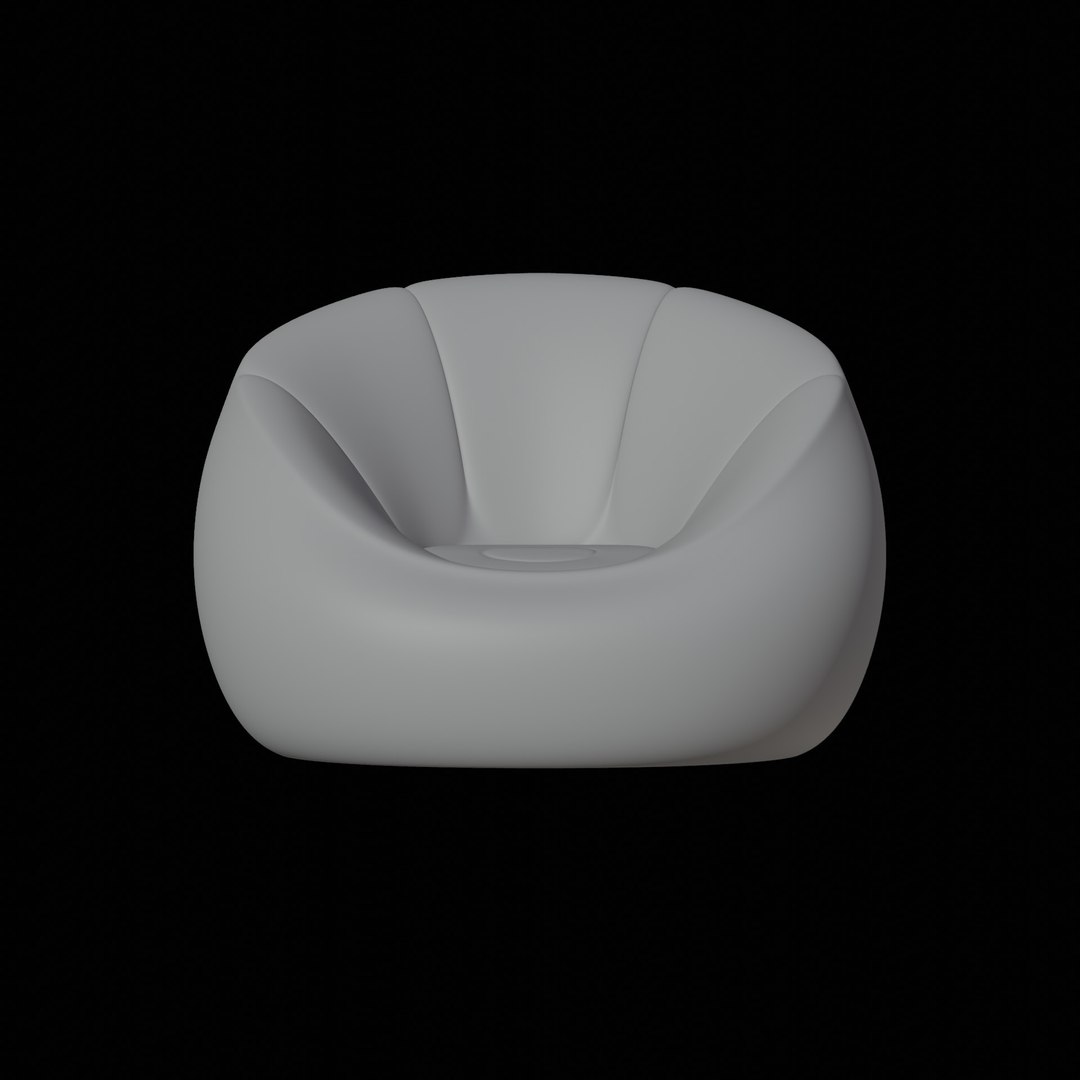 Round Inflatable Chair model - TurboSquid 2124992