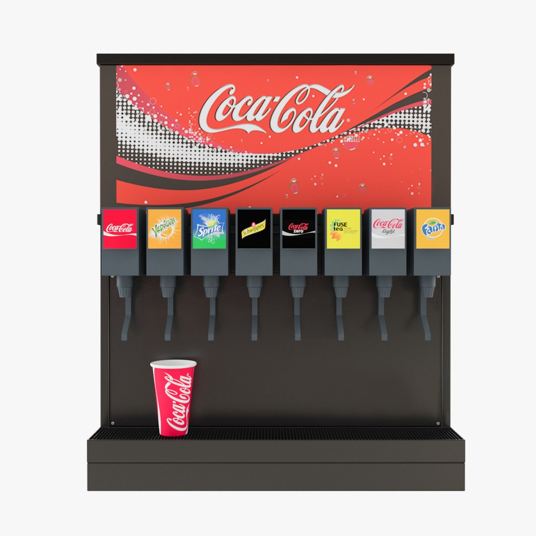 3D Cold Drink Dispencer - TurboSquid 1164181