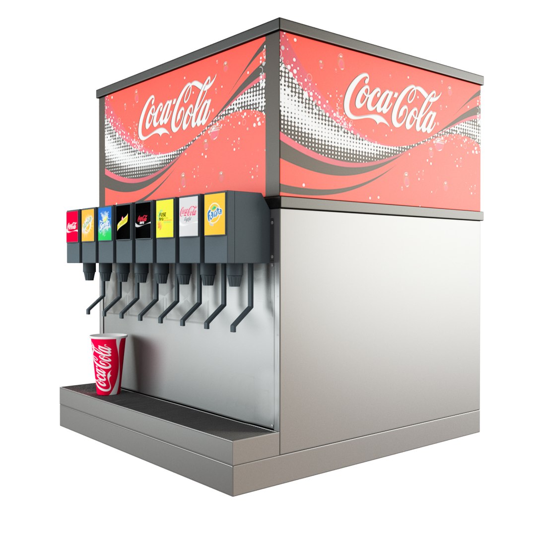 3D Cold Drink Dispencer - TurboSquid 1164181