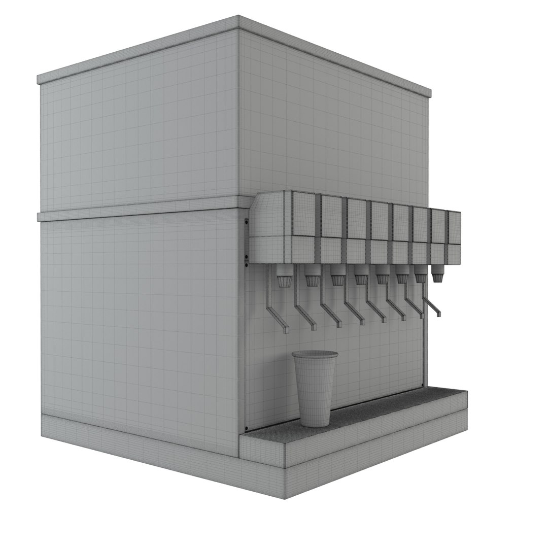 3D Cold Drink Dispencer - TurboSquid 1164181