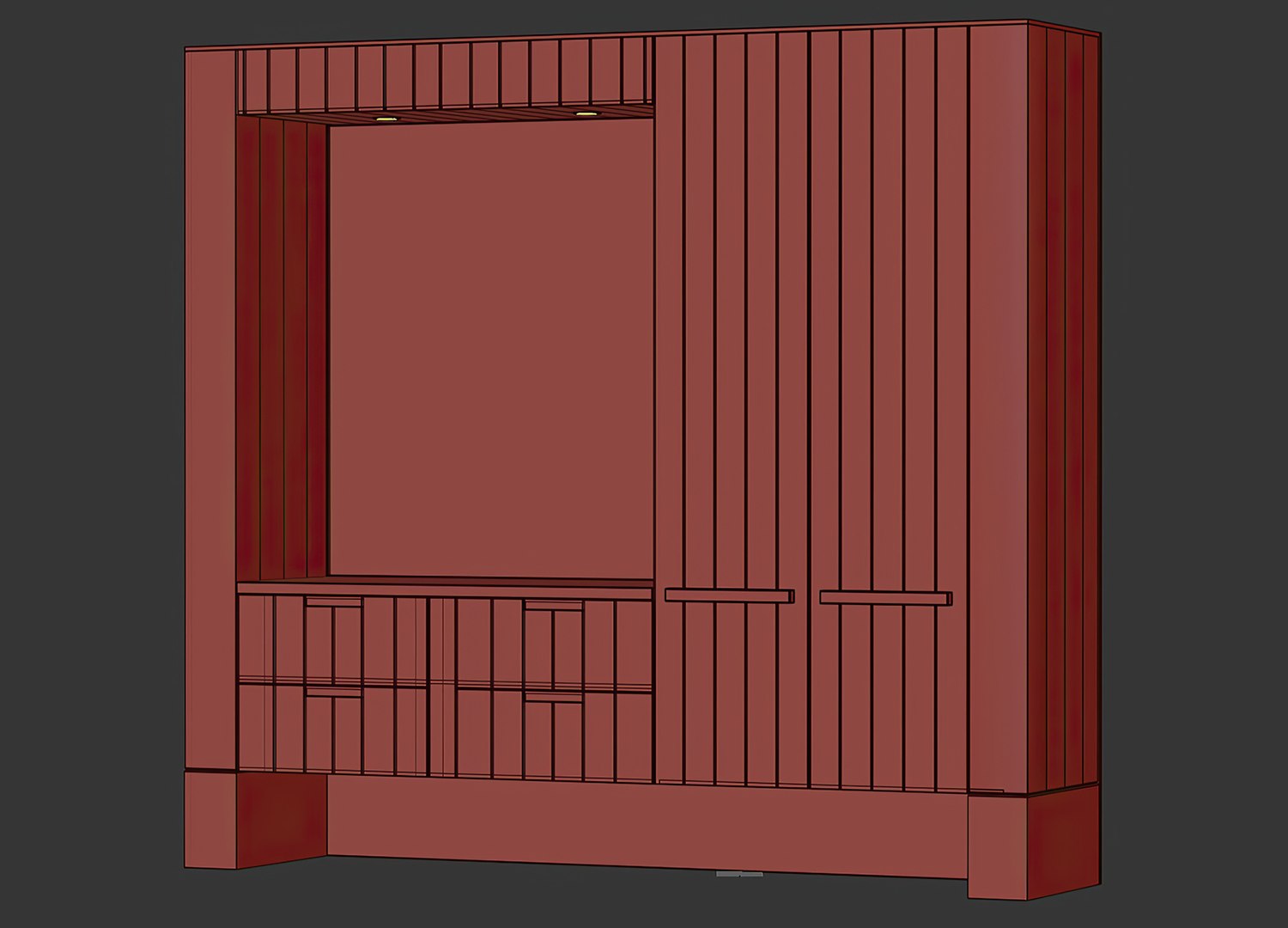 Elio Modern Middle Hallway VR2 by Bpoint model - TurboSquid 2052971