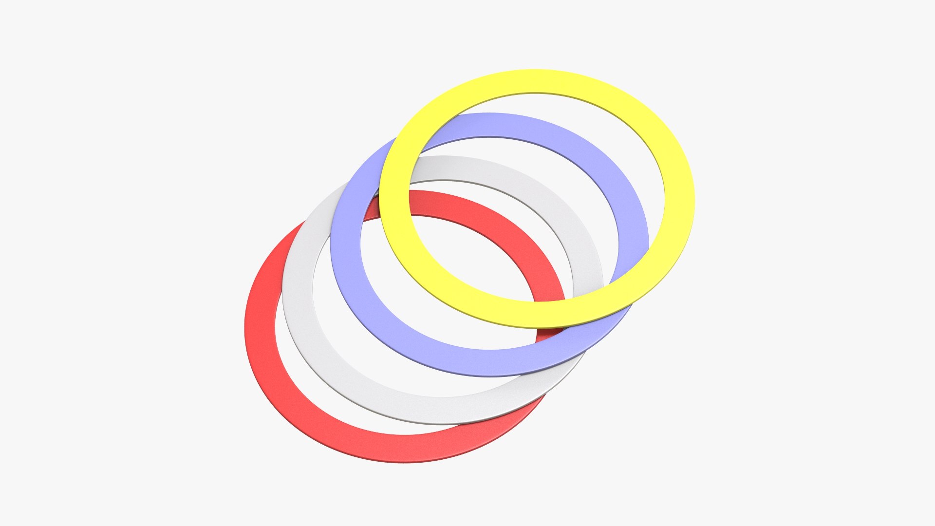 Juggling Rings 3D Model - TurboSquid 1993277