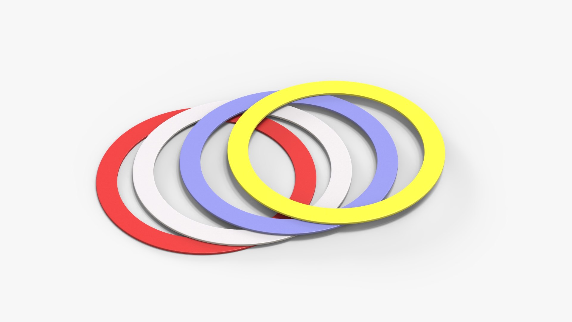 Juggling Rings 3D Model - TurboSquid 1993277