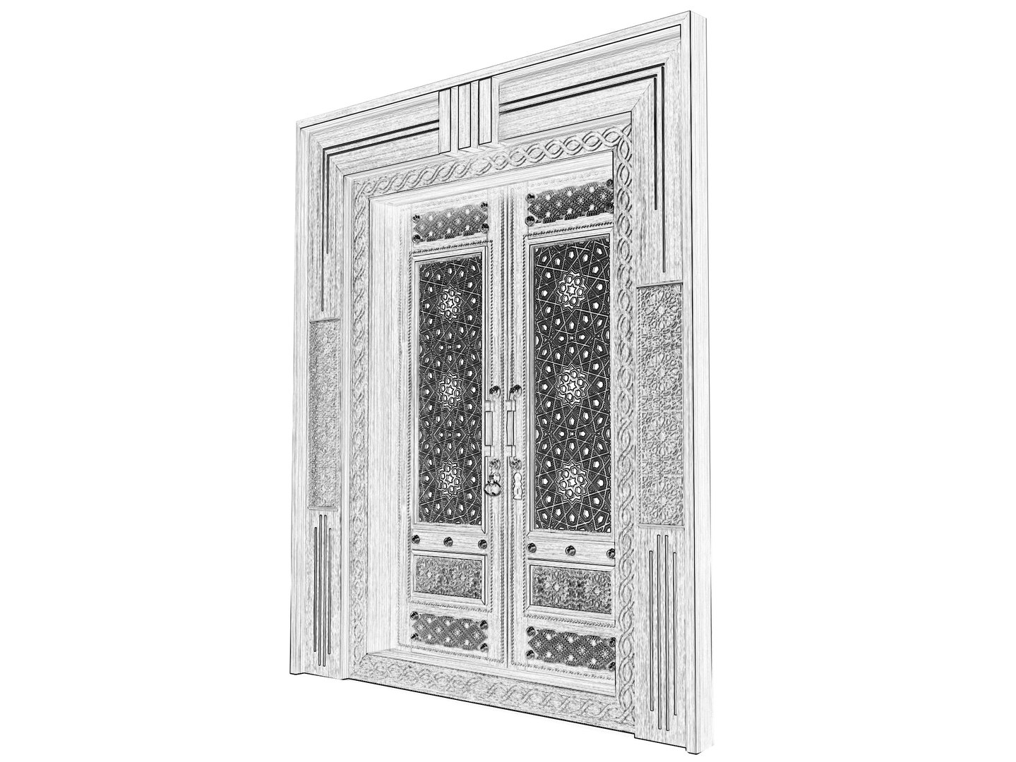 Arabic Door 3D Model - TurboSquid 1887494