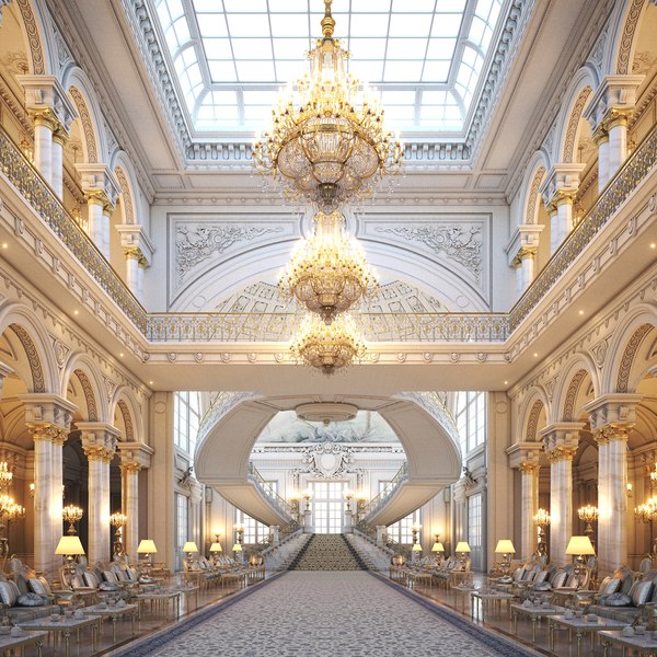 modelo 3d Vestíbulo del Gran Palacio - TurboSquid 2469540