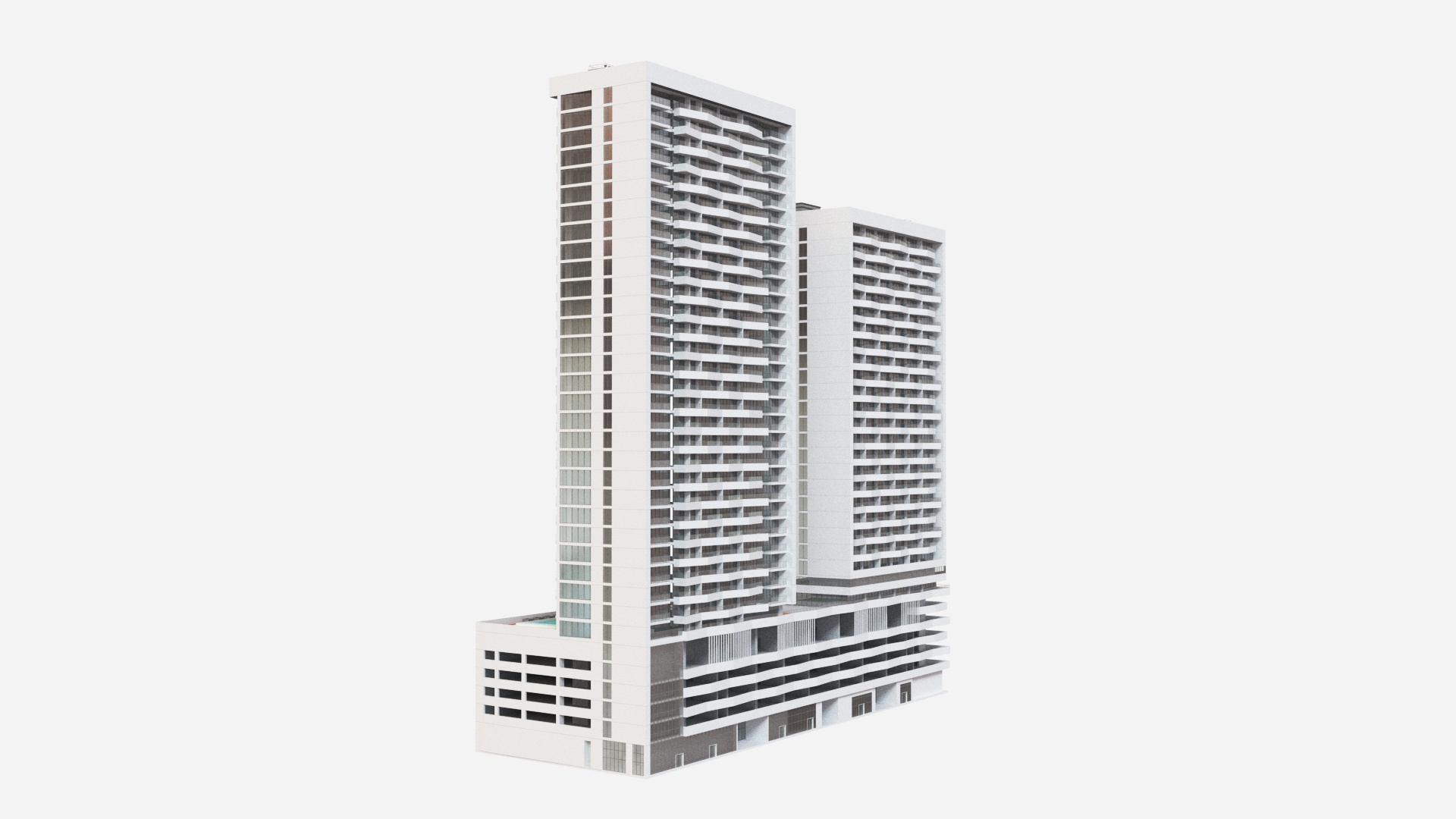 Bloom Heights Tower In Jumeirah Village Dubai Skyscrapper Model ...