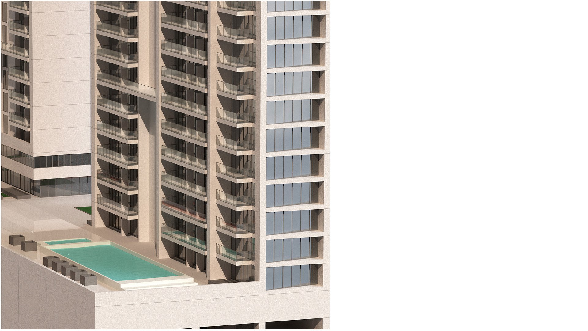 Bloom Heights Tower In Jumeirah Village Dubai Skyscrapper Model ...