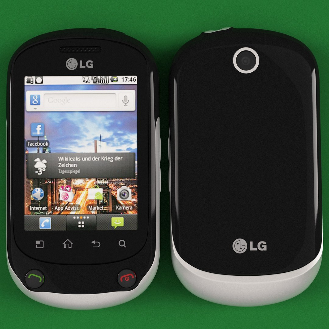 3d Model Lg Phones V1
