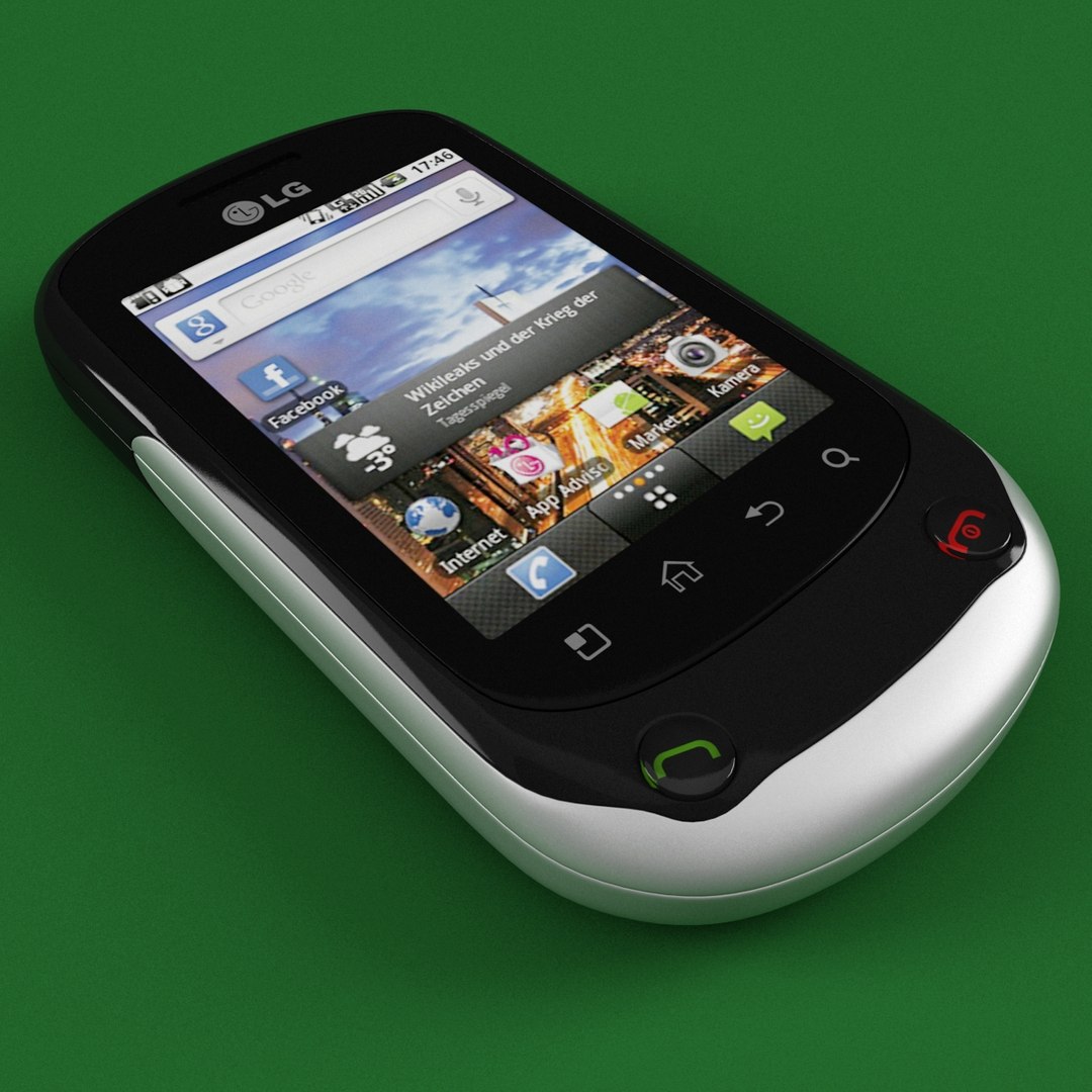 3d Model Lg Phones V1
