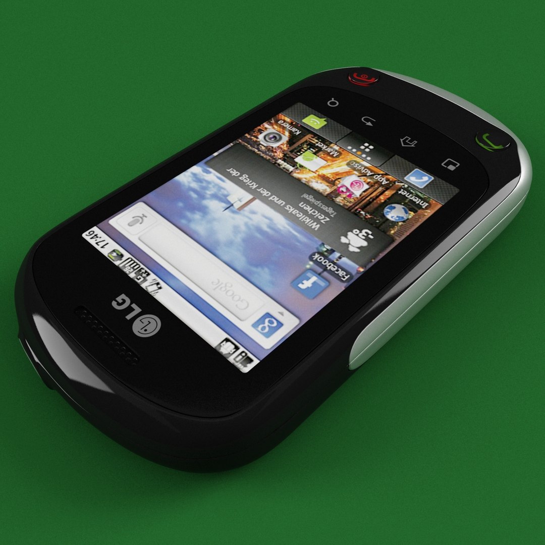 3d Model Lg Phones V1