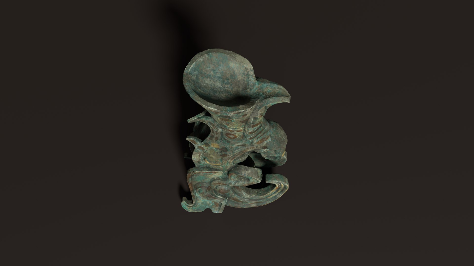 3D Antique Chinese Statue Low-poly 3D Model 3D Model - TurboSquid 1934013