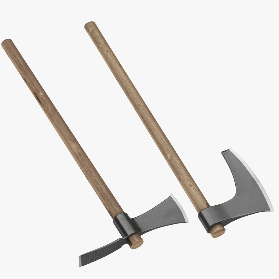 3D farm axe hoe tool - TurboSquid 1663496