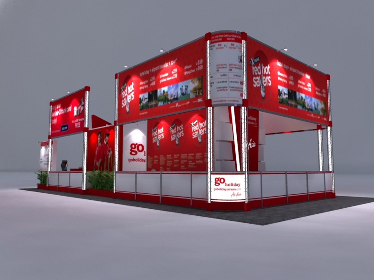 Airasia 6 X 12 3D Model - TurboSquid 1551979