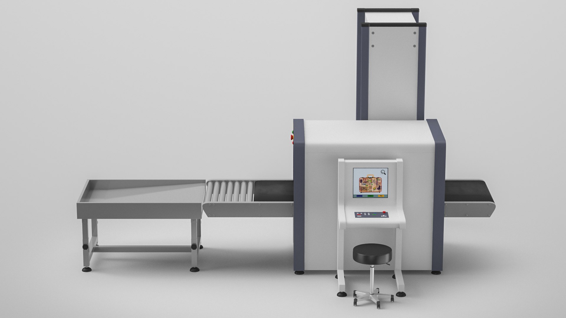 Security Luggage X-Ray Machine 3D Model - TurboSquid 1931183