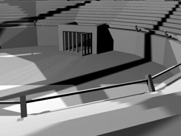 medieval gladiator arena 3d model