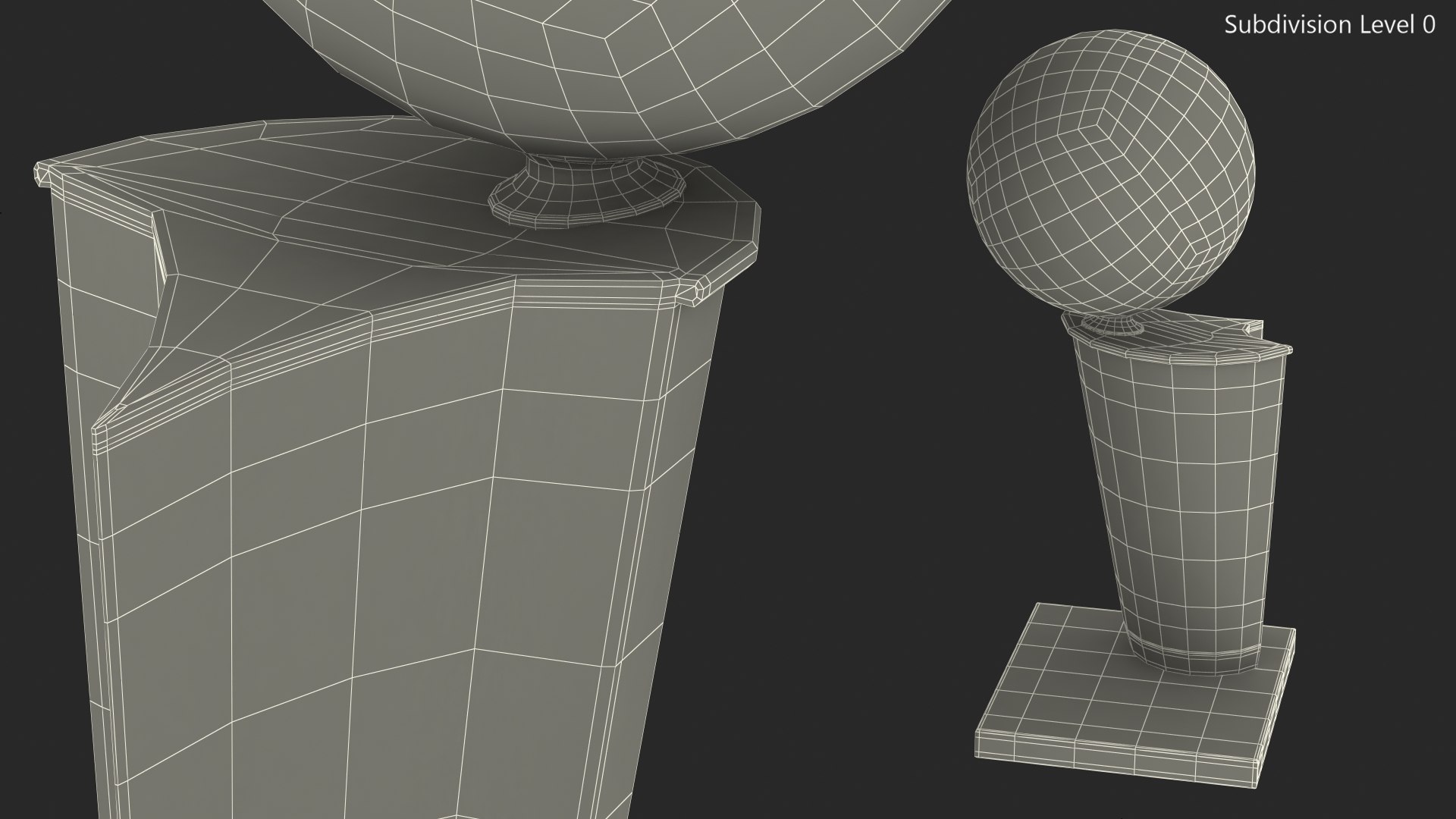 3D Basketball Trophy model - TurboSquid 1848619