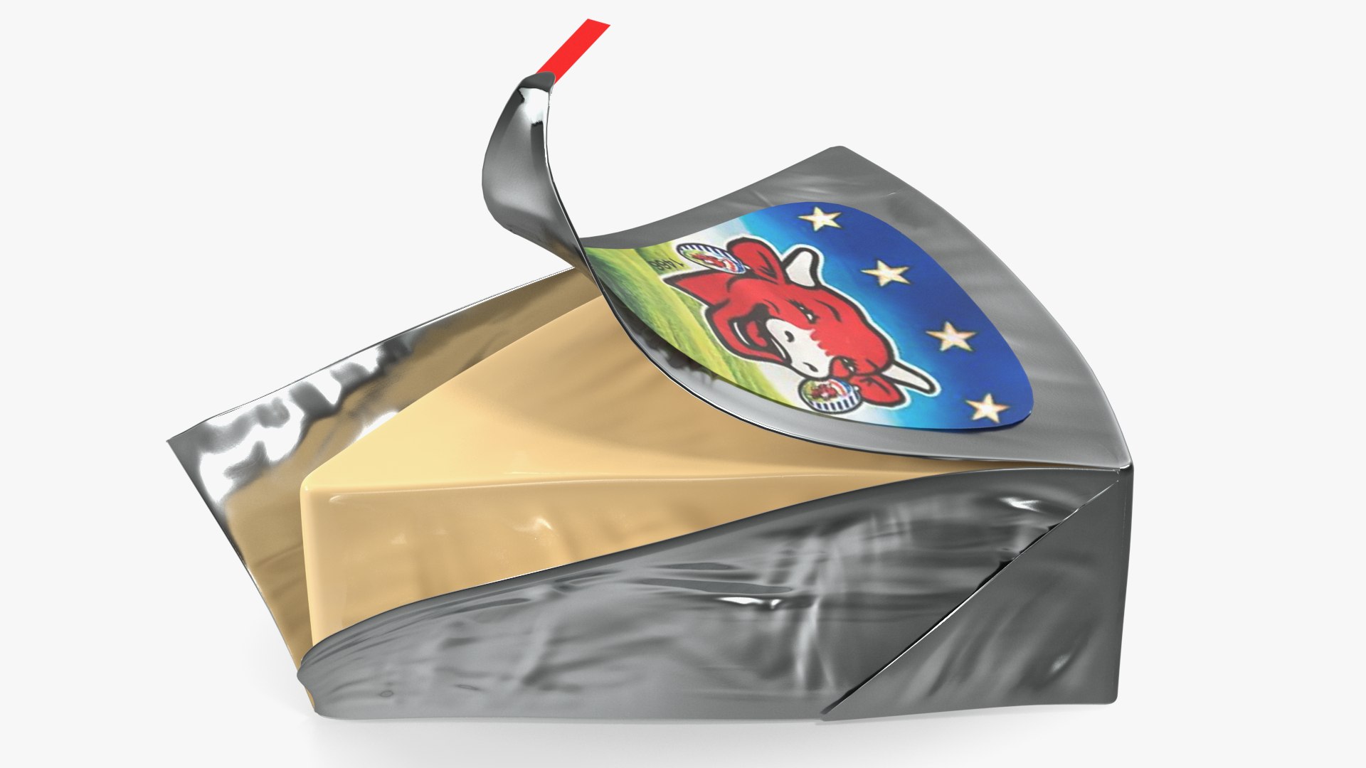 Triangle Cheese Laughing Cow Original Open 3D - TurboSquid 2156961