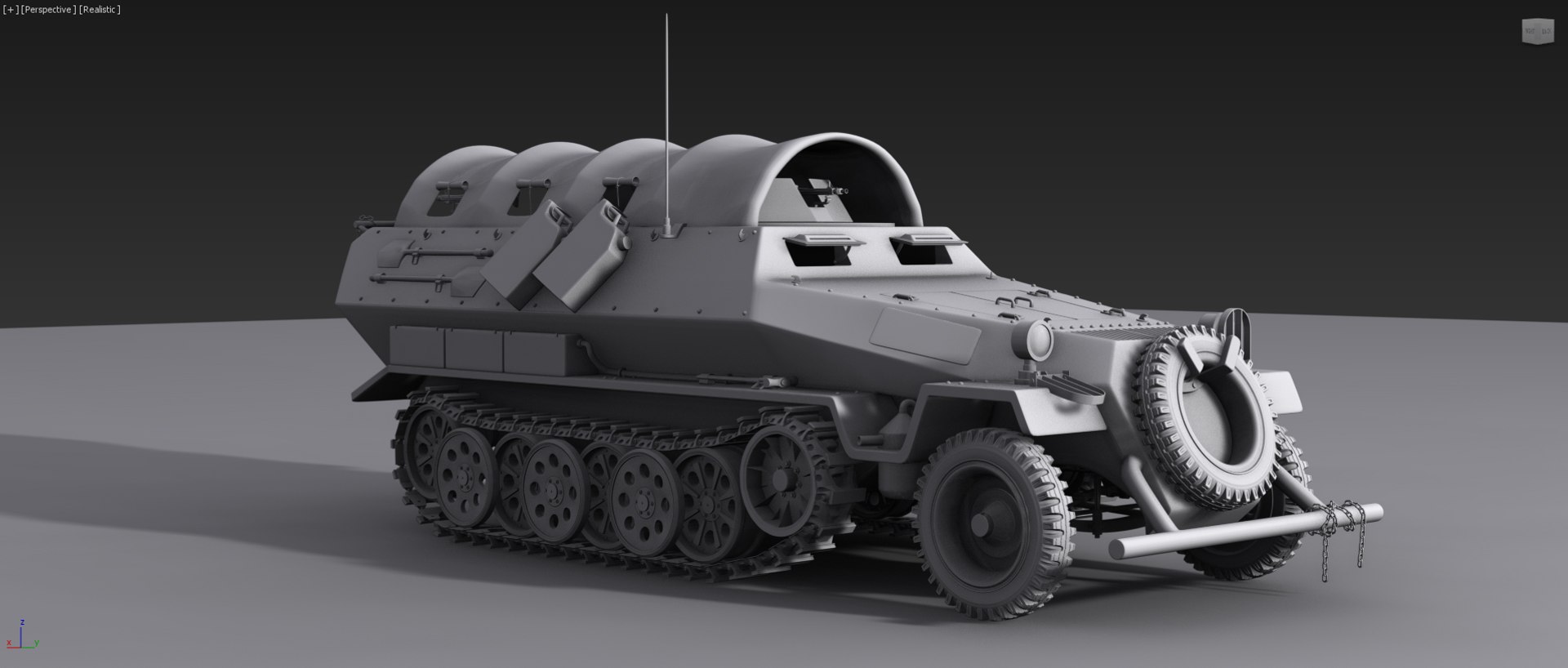 Sdkfz 251 3d Model Turbosquid 1230283 