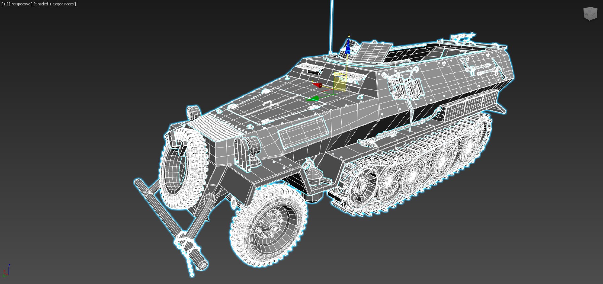 Sdkfz 251 3D Model - TurboSquid 1230283