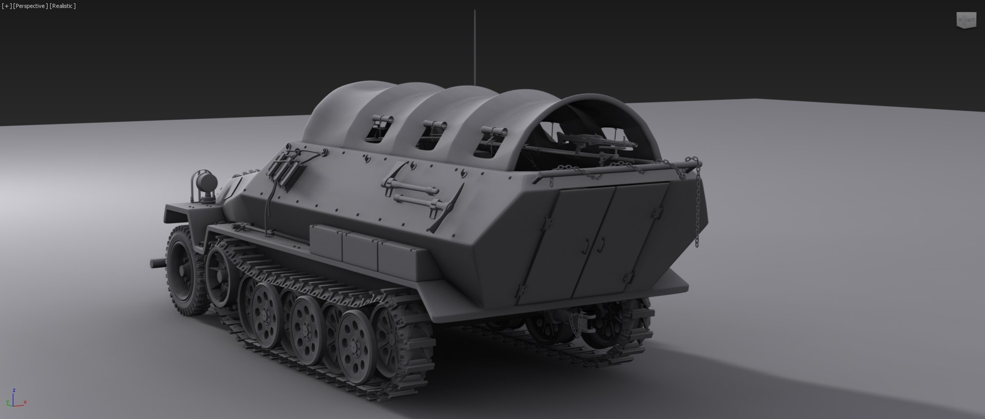 Sdkfz 251 3d Model Turbosquid 1230283 