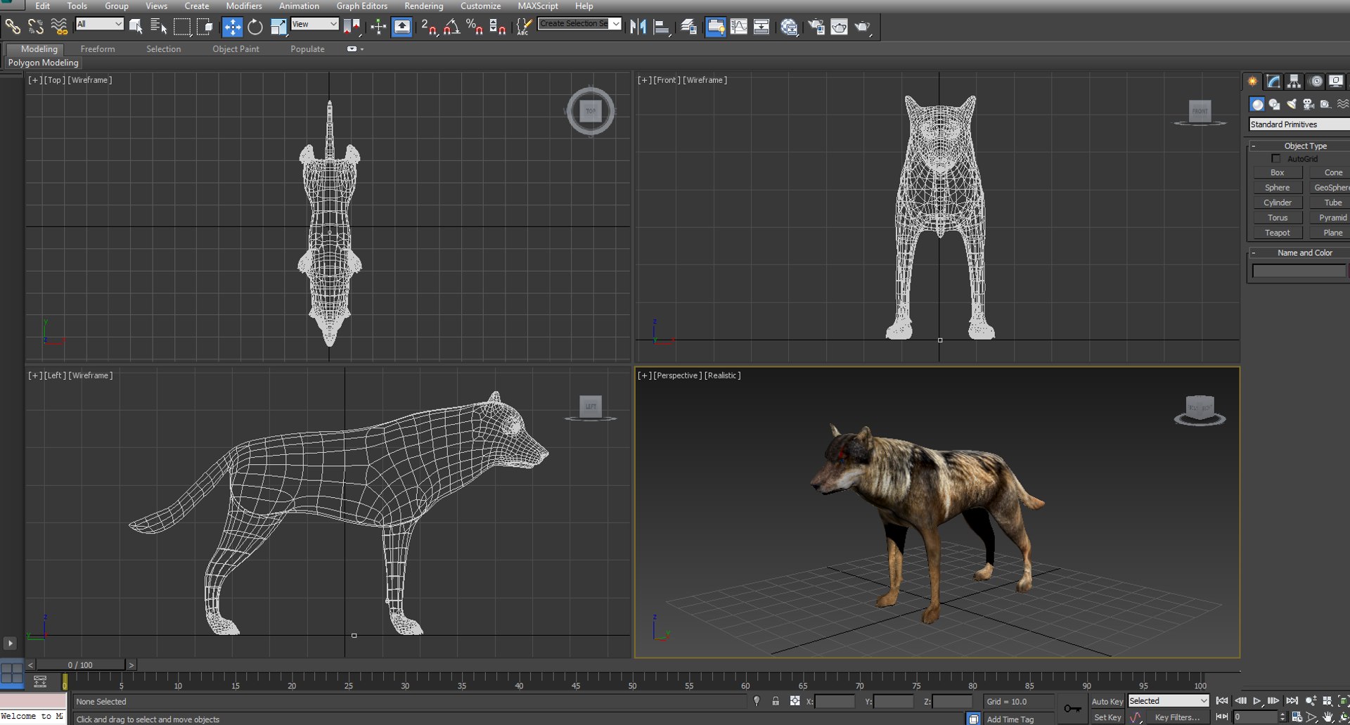 Wolf 3D Model - TurboSquid 1201730
