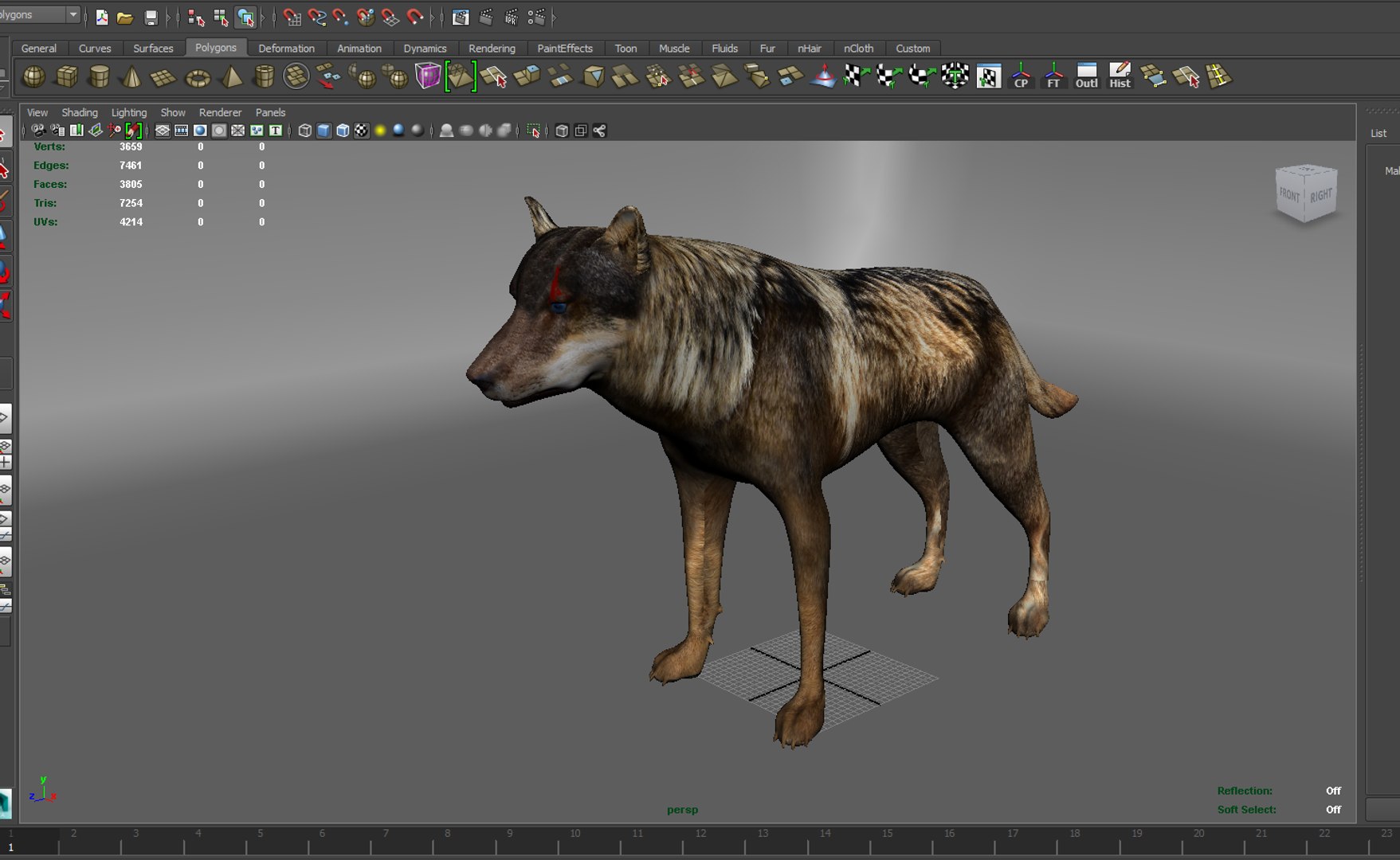 Wolf 3D Model - TurboSquid 1201730