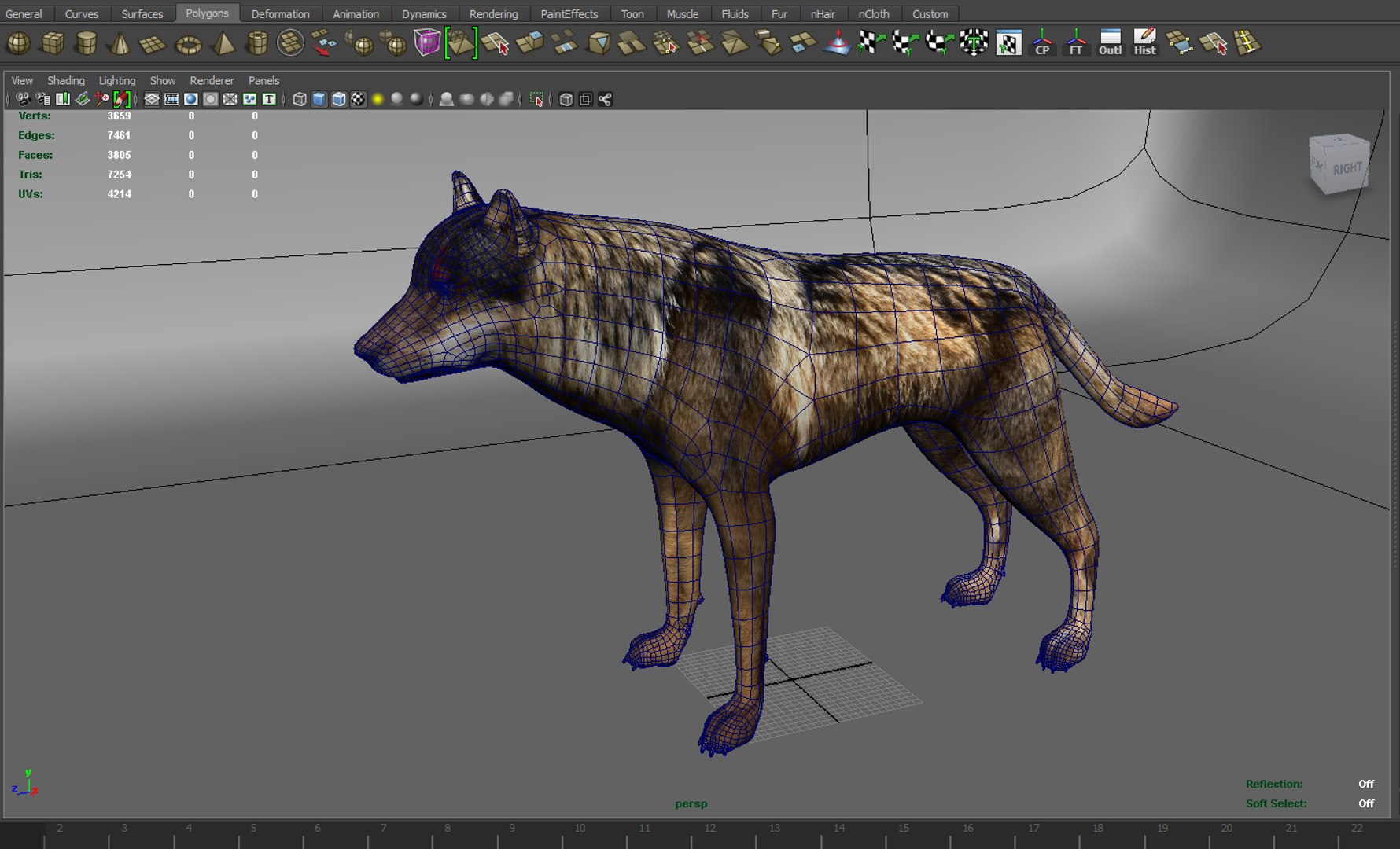 Wolf 3D Model - TurboSquid 1201730