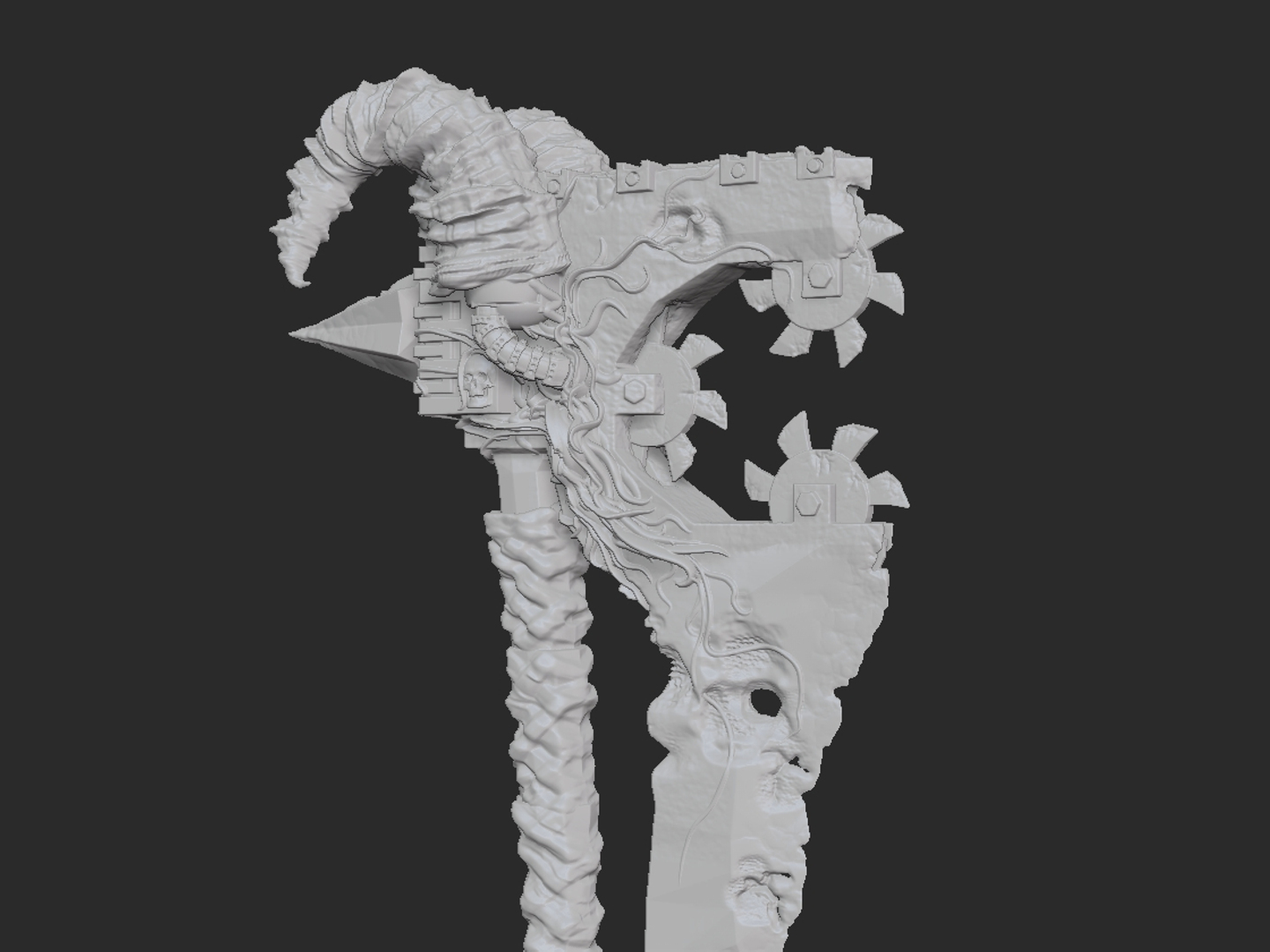 3D model war scythe axe - TurboSquid 1632812