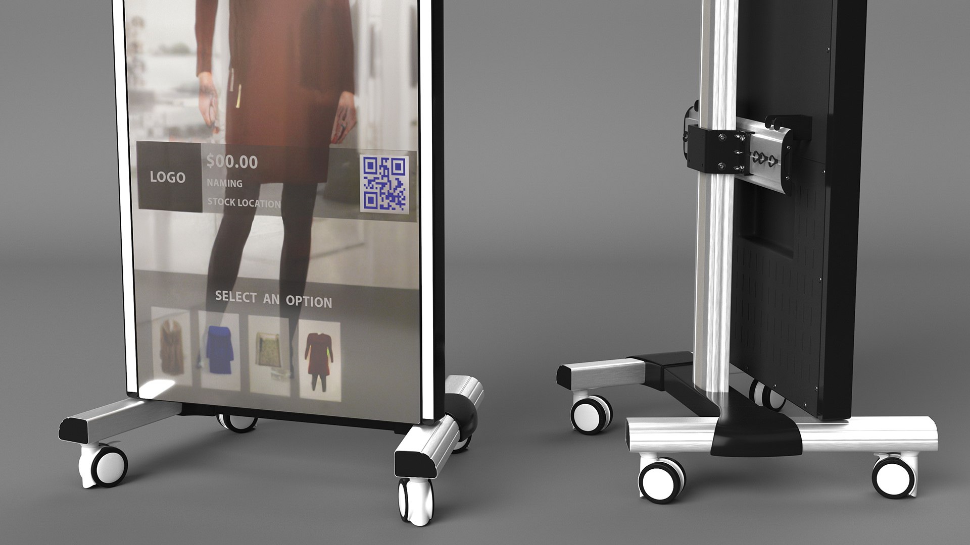 Virtual Dressing Mirror 3D Model - TurboSquid 2185895