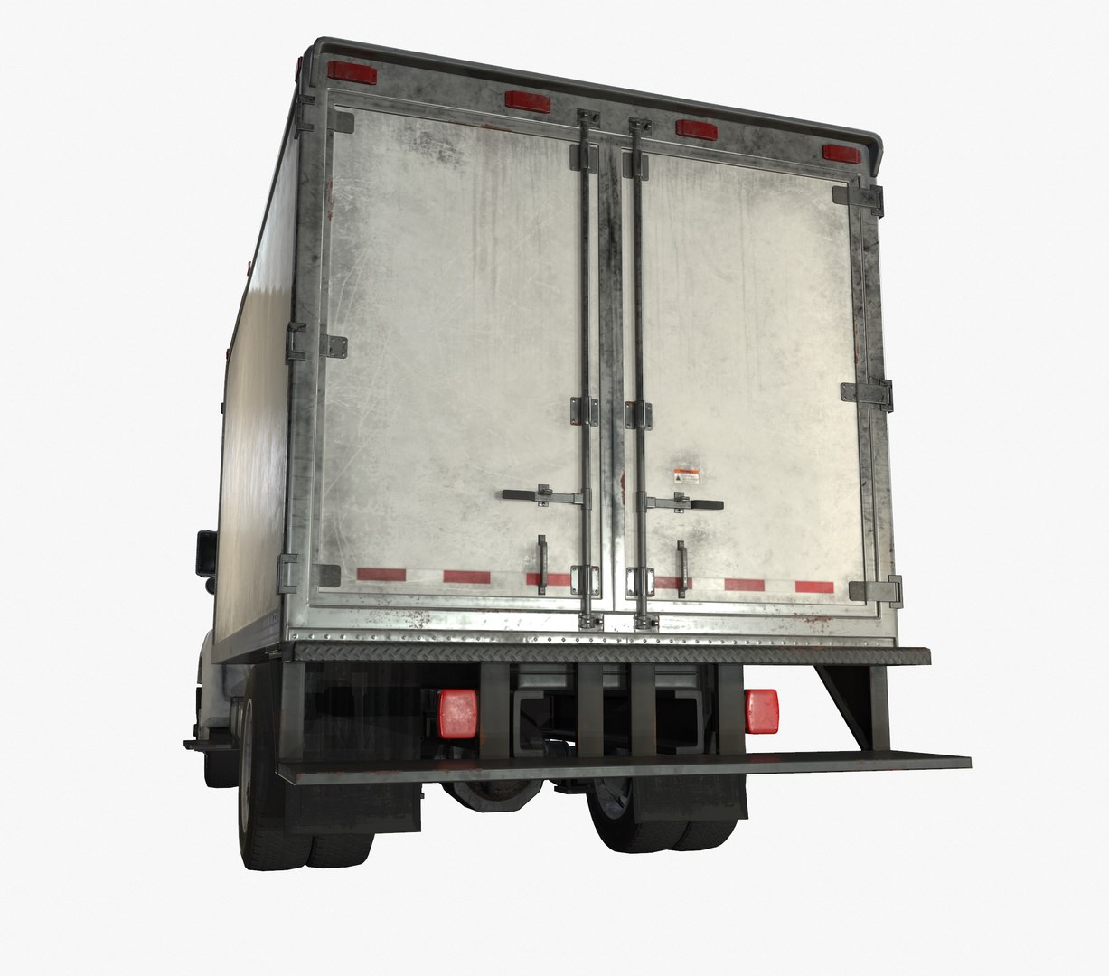 3d model refrigerator truck vehicle