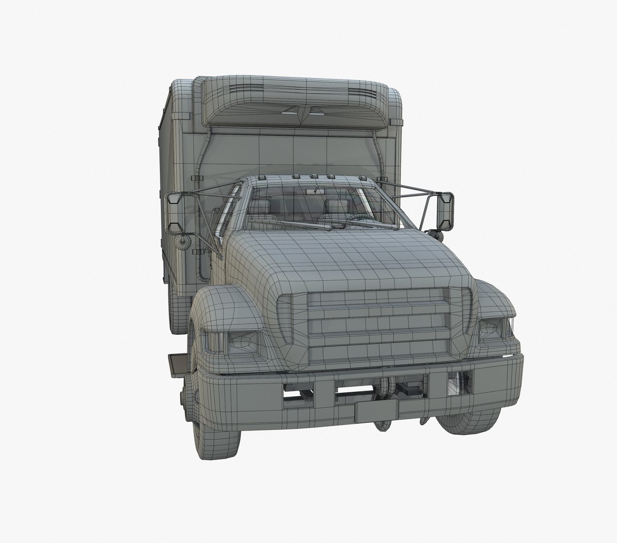 3d Model Refrigerator Truck Vehicle