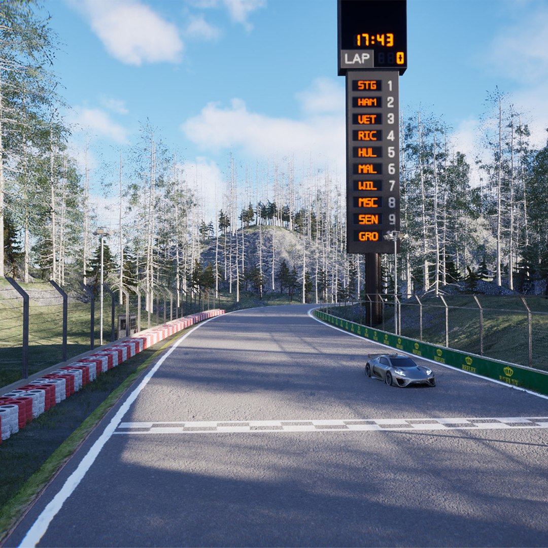 3D Epic Race Track Mountain Environment Asset - TurboSquid 2412911