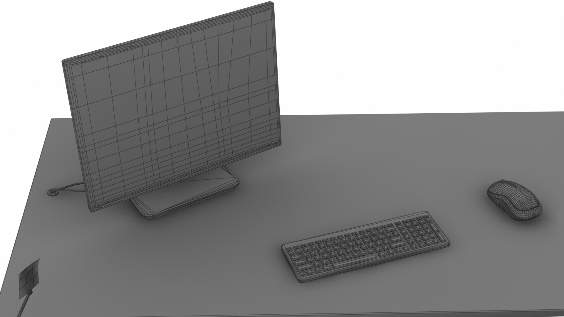 3D Office Table And Chair Set Model - TurboSquid 2130480