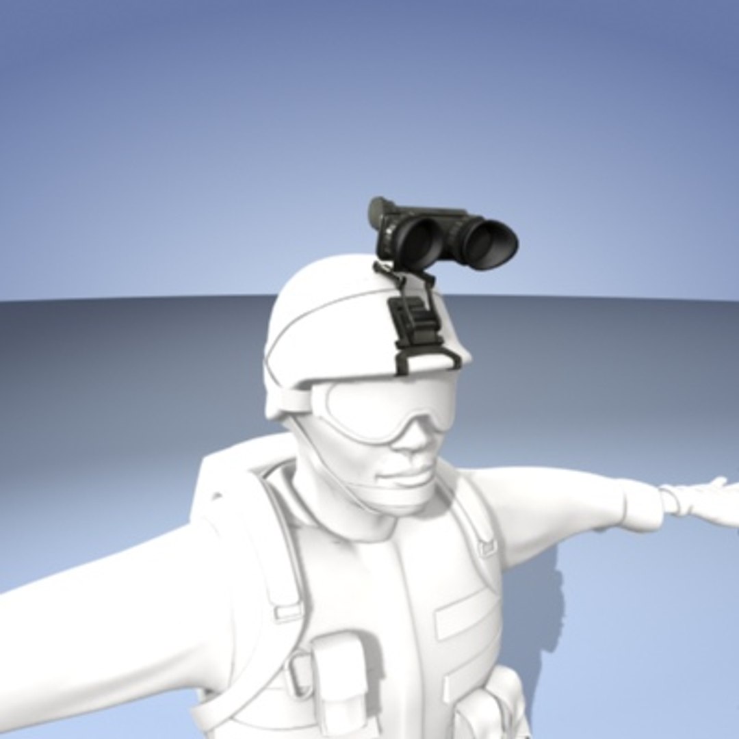 3d Model Military Night Vision Device