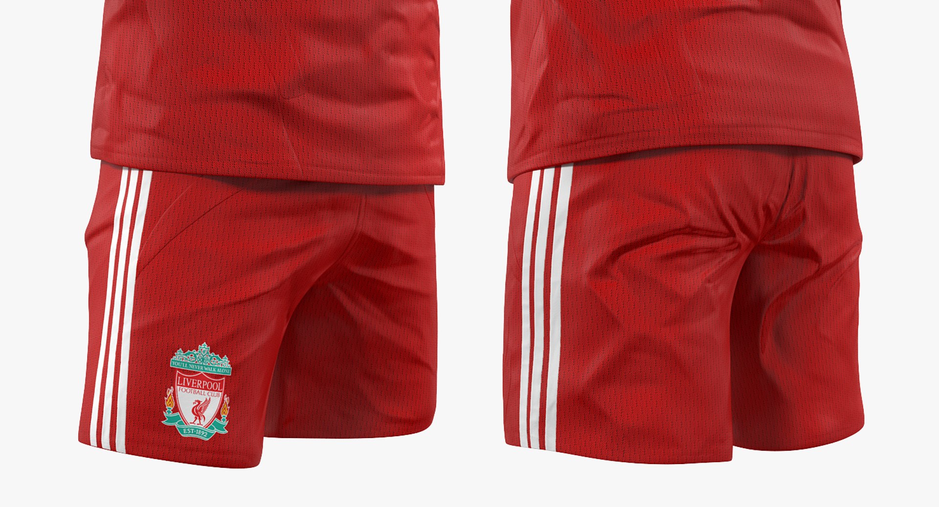 Soccer uniform liverpool 3D model - TurboSquid 1312067