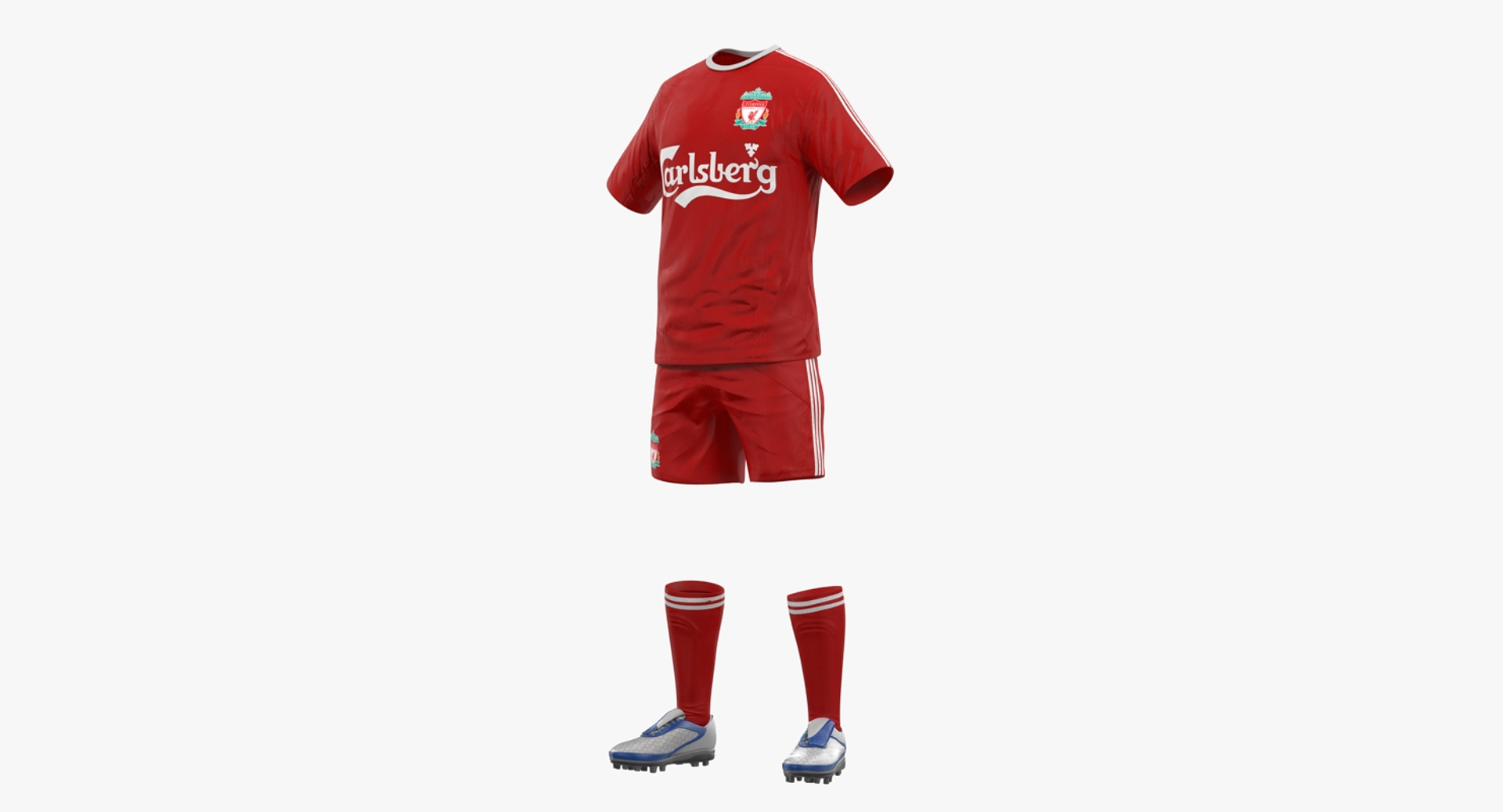 Soccer uniform liverpool 3D model - TurboSquid 1312067