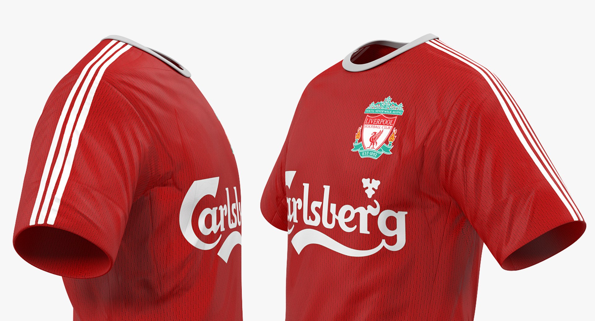 Soccer uniform liverpool 3D model - TurboSquid 1312067