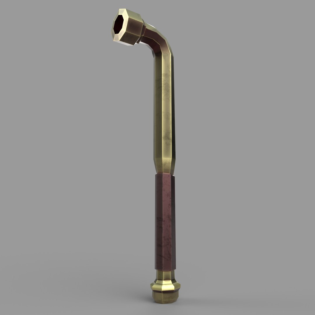 Stylized Metal Pipe Weapon 3D Model - TurboSquid 1523275