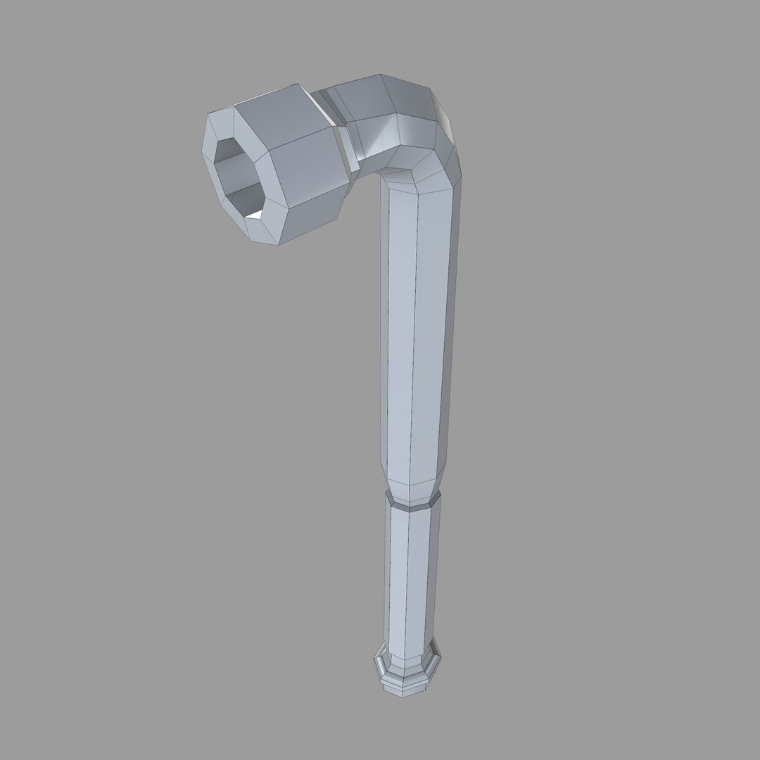 Stylized Metal Pipe Weapon 3D Model - TurboSquid 1523275