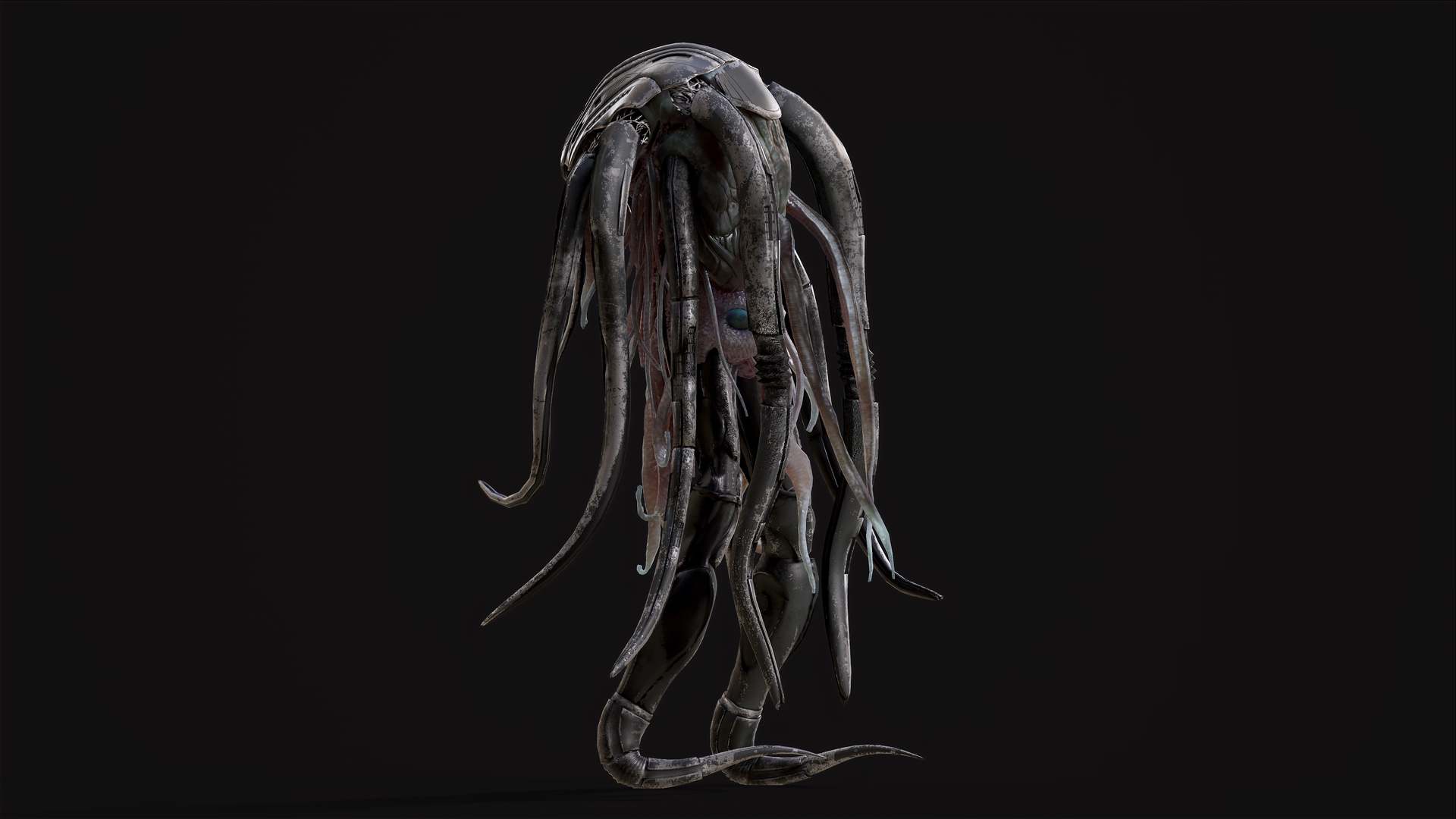 Sci Fi Alien Octopus 3D Model - TurboSquid 2381875