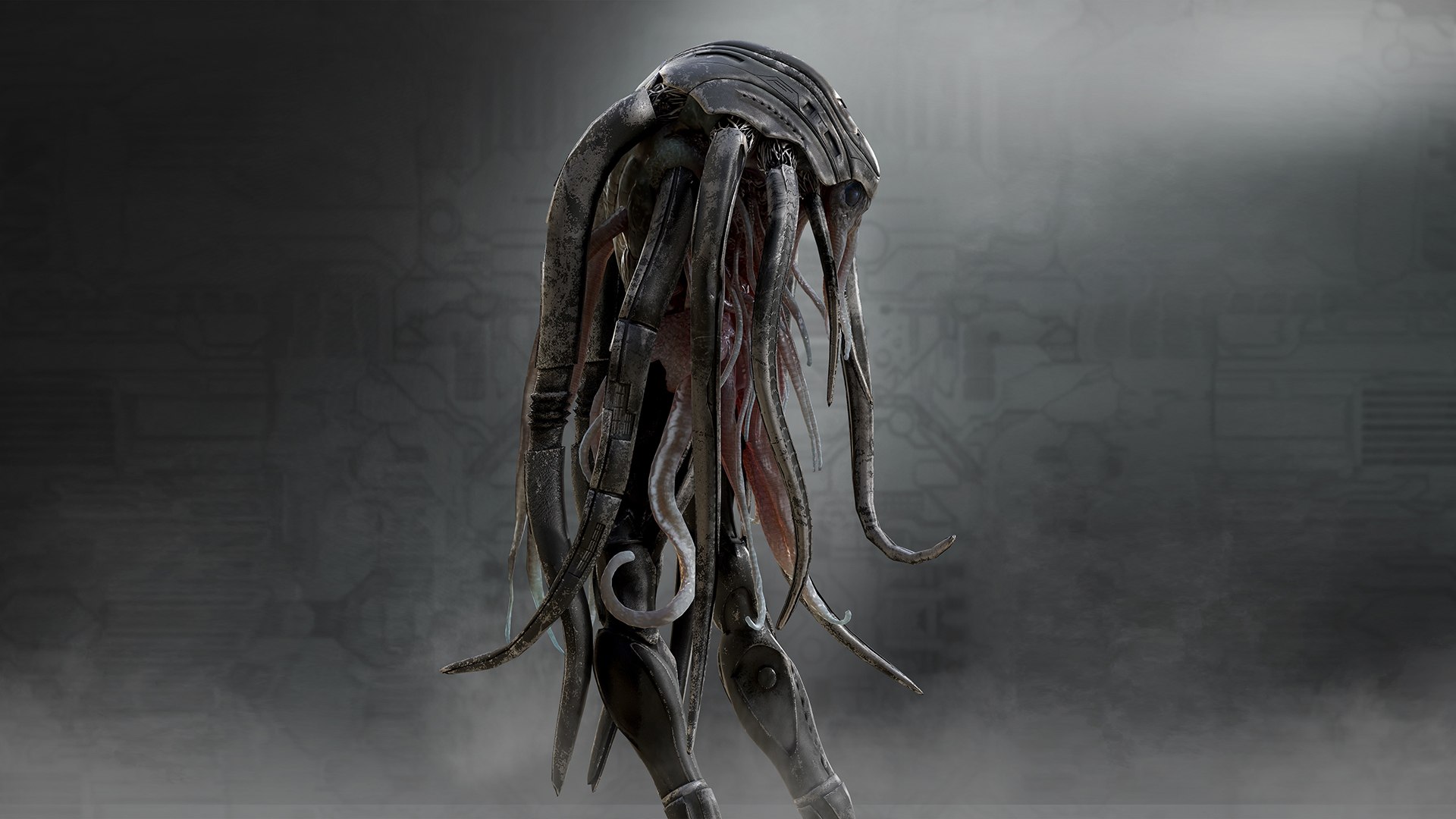 Sci Fi Alien Octopus 3D Model - TurboSquid 2381875