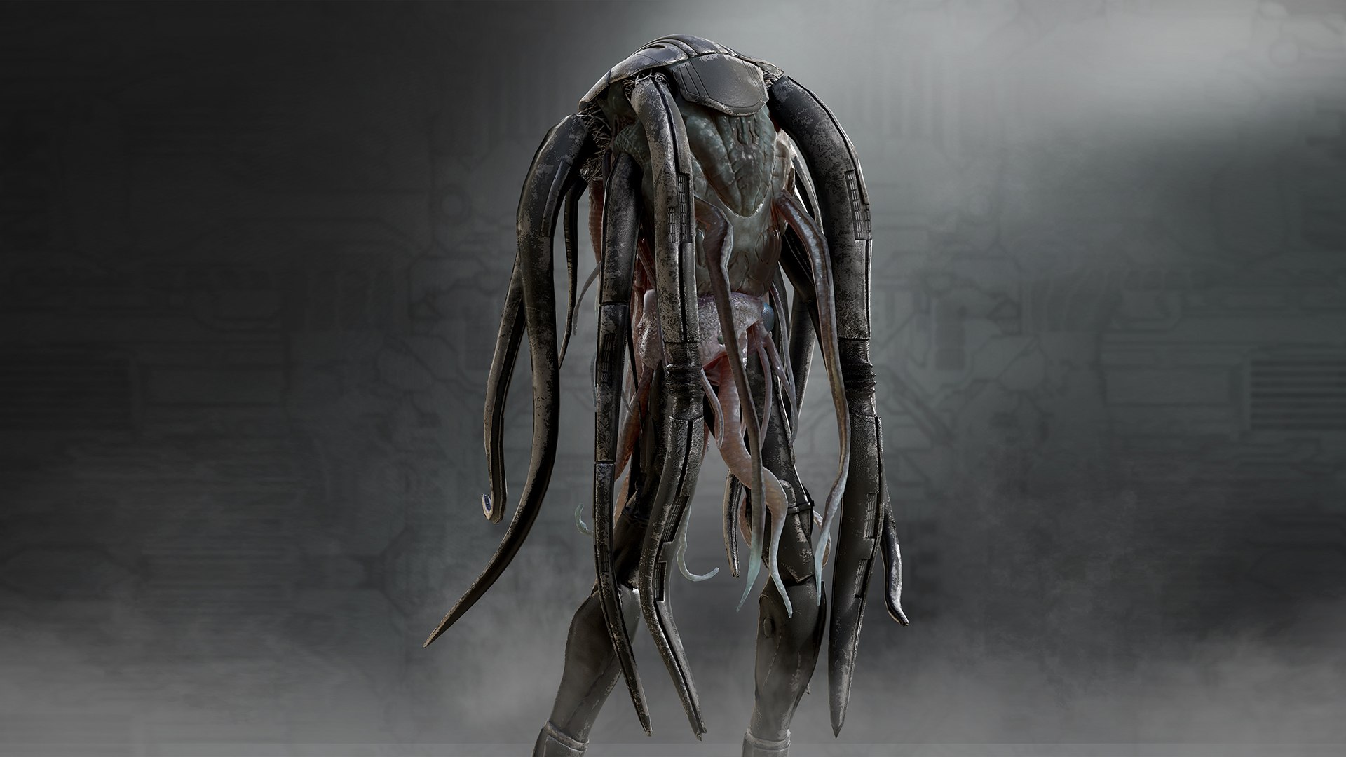 Sci Fi Alien Octopus 3D Model - TurboSquid 2381875