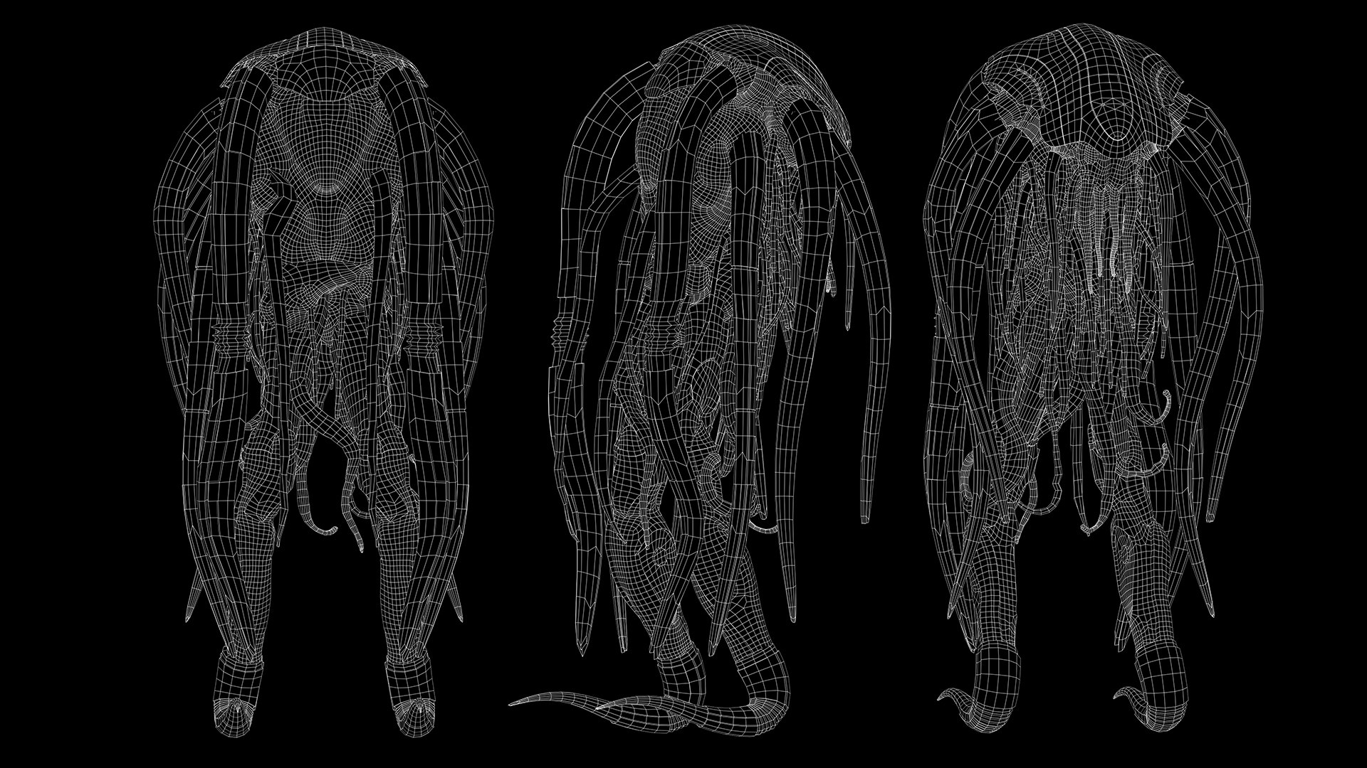 Sci Fi Alien Octopus 3D Model - TurboSquid 2381875